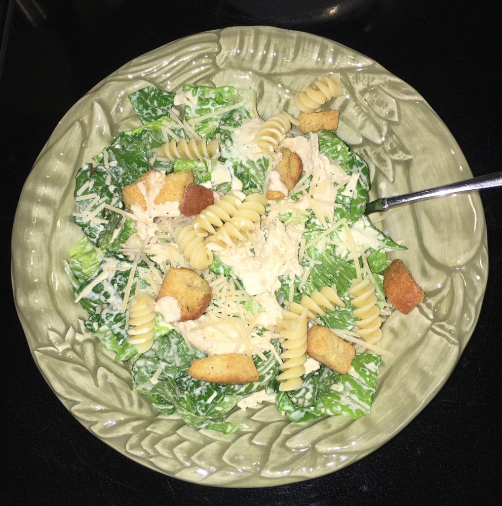 Caesar Salad with Chicken & Pasta – Small Thyme Cook